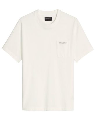 Marc O'Polo Garment Dyed T-Shirt mit Brusttasche, Relaxed Fit in