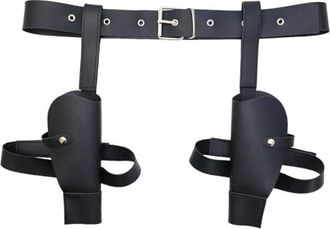 Generic Accessoire de d&eacute;guisement pour cosplay Halloween 2025, &eacute;tui pour revolver de cowboy, pour LARP, costume de cowboy, accessoire pour ceinture pour jeune