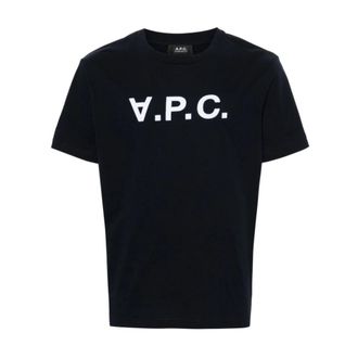 A.P.C. Damen T-Shirt L&auml;ssiger Stil - - Tops - Damen - Blau - S