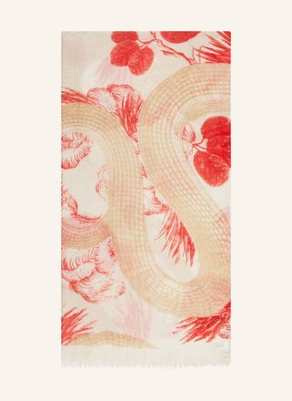 Friendly Hunting Friendly Hunting Cashmere-Schal Garden Eden rot