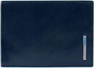 Piquadro Geldb&ouml;rse Herren mit Klapp-Ausweisfenster - - Accessories - Herren - Blau - ONE SIZE
