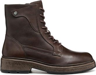 Geox Bottines D SWELEN pour femme, marron foncé, 37,5 UE, marron foncé, 37.5 EU