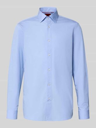 HUGO BOSS Modern Fit Businesshemd aus reiner Baumwolle Modell VALERIO