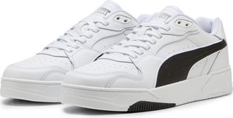 Puma RBD Break Low Unisex-Sneaker, Weiß/Schwarz, 10.5 UK