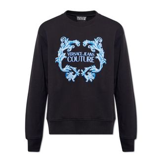 Versace Jeans Couture Homme, Sweatshirts et sweats &agrave; capuche, Noir, Taille: XL SweaT-shirt en coton