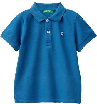 Benetton Polo M/M 3089g3008, Bluette 3 m6, 116 cm Garçon