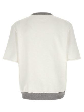 Brunello Cucinelli Mens White Cotton Sweatshirt Clothing