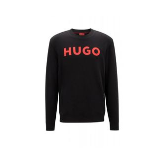 HUGO BOSS Dem Rundhals-Sweatshirt - - Sweatshirts & Hoodies - Herren - Schwarzk - XL