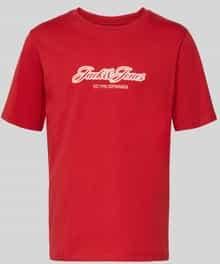 Jack & Jones Regular Fit T-Shirt mit Logo-Print