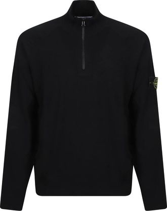 Stone Island Homme, Pulls, Noir, Taille: M Pull &agrave; col roul&eacute;
