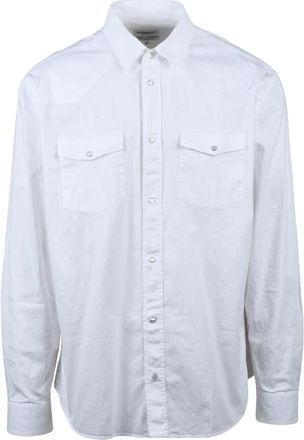 Dondup Homme, Chemises, Blanc, Taille: XL Casual Chemises