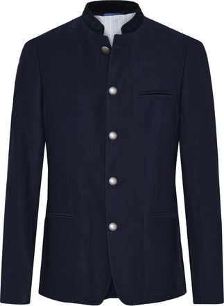 Lodenfrey Trachten-Janker Schliersee aus Schurwolle mit Fischgr&auml;t-Webmuster in