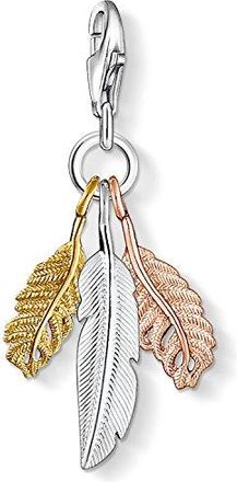 Thomas Sabo Femmes-Pendentif charm Plumes Charm Club Argent Sterling 925 1010-431-12