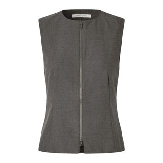 Sams&oslash;e & Sams&oslash;e Femme, Vestes, Gris, Taille: 38 FR Gilets