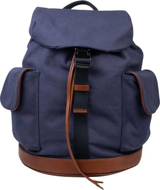 Kiton Homme, Sacs, Bleu, Taille: ONE Size Backpack