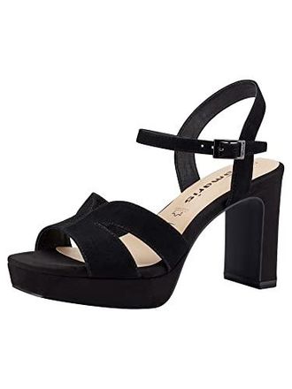 Tamaris Femmes Sandale &agrave; Talon 1-1-28309-20 001 Taille: 38 EU