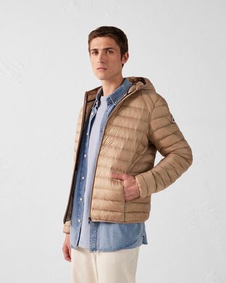 Jott Doudoune l&eacute;g&egrave;re &agrave; capuche Beige Nico - Taille XXL
