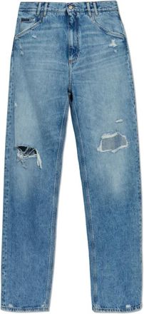 Dolce & Gabbana Jean droit - Homme - Jeans - Bleu - Taille: XL