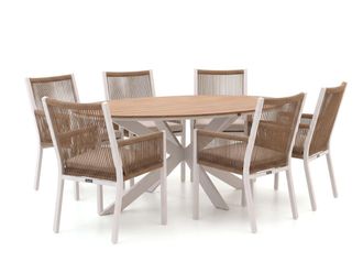 Manifesto Furniture Manifesto Rivola/Fidenza 220 cm Gartenm&ouml;bel-Set 7-teilig