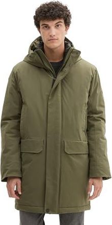 Tom Tailor Denim 1041349 Manteau dhiver Technique avec Capuche, 23802-Urban Olive Green, XXL Homme