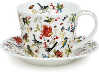 Dunoon Tasse & Untertasse Islay Secret Wood - 0,35l