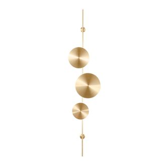 Luce-Ambiente-Design Led Idol 33w Wall Light in Gold Aluminum With Cct Function