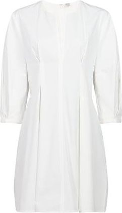 Toteme Robe cintr&eacute;e &agrave; manches bouffantes en coton