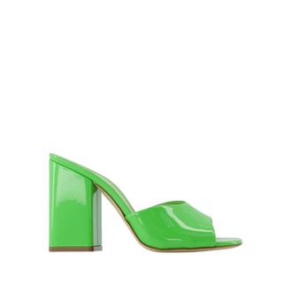 PARIS TEXAS Kiwi Green Lackleder Mules - - Shoes - Damen - Gr&uuml;n - 38 EU