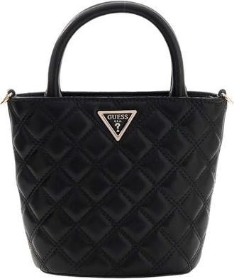 Guess sac &agrave; &eacute;paule bandouli&egrave;re sac &agrave; main Giully II Mini Tote Black beige