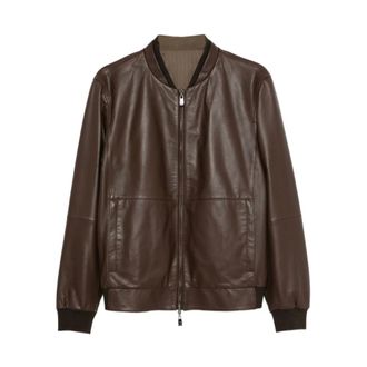 Corneliani Homme, Vestes, Brun, Taille: XL ID Bomber Jacket