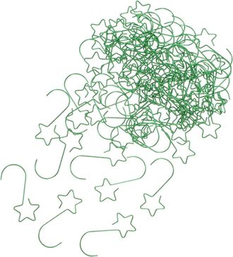 Artibetter 5taschen Sternf&ouml;rmige Haken f&uuml;r Baumschmuck Ornamentaufh&auml;nger zum Aufh&auml;ngen von Kugeln Laternen und Christbaumkugeln Partydekorationen und Gartenhaken