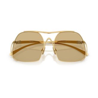 Miu Miu Mua55S Sonnenbrille - - Accessories - Damen - Gelb - 57 MM