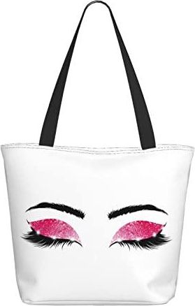 AOOEDM Womans Eyes Is Beautiful Ladies Shopping Bag 13x11x7in.Le cadeau parfait pour la Saint-Valentin.Cest de la Saint-Valentin pour maman, fille, &eacute;pouse, e