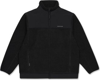 Kapten & Son Teddy Fleece Jacket All Black XS | Fleecejacke Damen & Herren Schwarz | Weiche Teddyfleecejacke mit gef&uuml;tterten Taschen, verstellbarem Bund