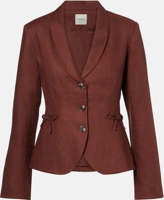 Poss&eacute; Blazer Sabine aus Leinen