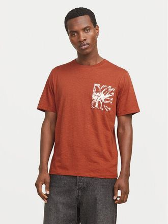 Jack & Jones Jack & Jones T-Shirt Split 12272995 Braun Regular Fit