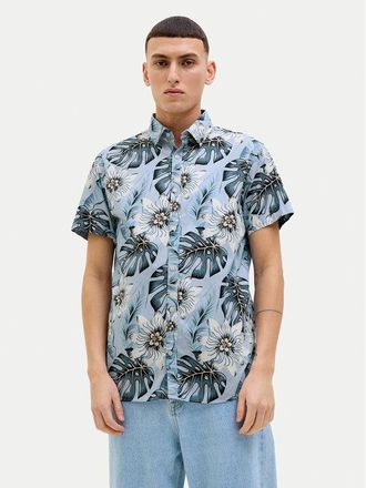 Jack & Jones Jack & Jones Hemd Hawaii 12269137 Himmelblau Comfort Fit