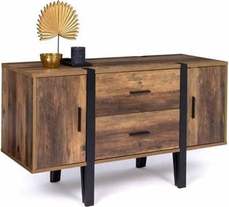 IDMarket Buffet Bas 105 cm Austria Bois Pied épingle