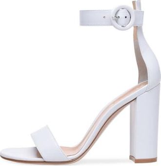 Generic Sandales à Talons épais Avec Boucle et Bride à la Cheville pour Femmes Sandales à Talons Hauts à Bout Ouvert et à la Mode Chaussures Confortables pour