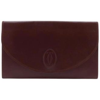 Cartier Sac clutch Must Pre-owned - Femme - Pre-owned - Rouge - Taille: ONE Size