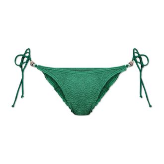 Bond-Eye Femme, Maillots de bain, Vert, Taille: ONE Size Beaded Tie Side Vista Brief