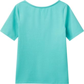 Benetton Damen 3fjhd109k T-Shirt, grün, X-Small