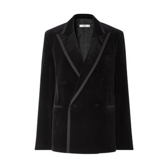 Fendi Samt-Blazer - - Jackets - Damen - Schwarzk - 2XS