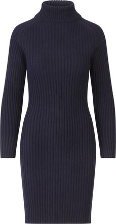 Apart Fashion APART Rippenstrickkleid mit Rollkragen, Nachtblau, 38