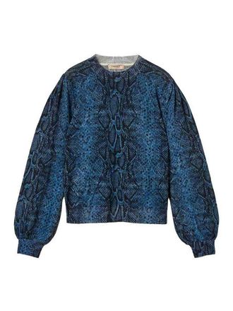 Twinset Pull Col Rond - Bleu