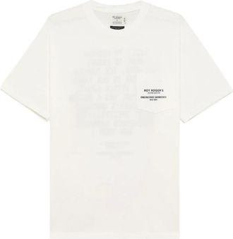 Roy Rogers Homme, Tops, Blanc, Taille: XL R.r.workwear x E.g. Jersey T-shirt