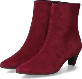 Paul Green 8288-03 Schlupfstiefel Rauleder Damen in rot - Gr. 38,5