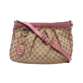 Gucci Sac bandouli&egrave;re vintage doccasion - Femme - Pre-owned - Beige - Taille: ONE Size
