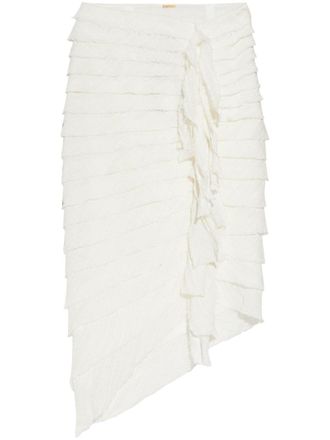 Cult Gaia jupe Leo à coupe mi-longue - Tons neutres