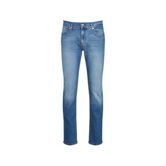 7 For All Mankind Jean droit en coton m&eacute;lang&eacute;